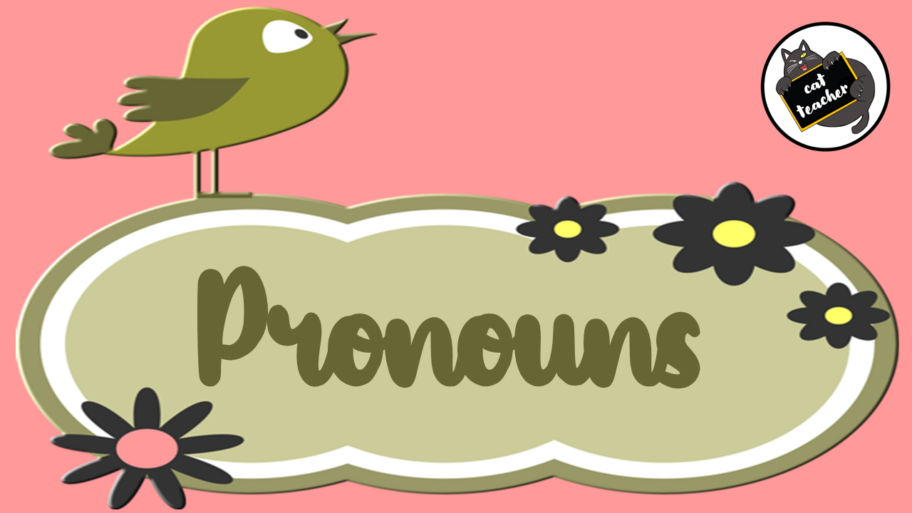 pronouns collection cover | Cat Teacher