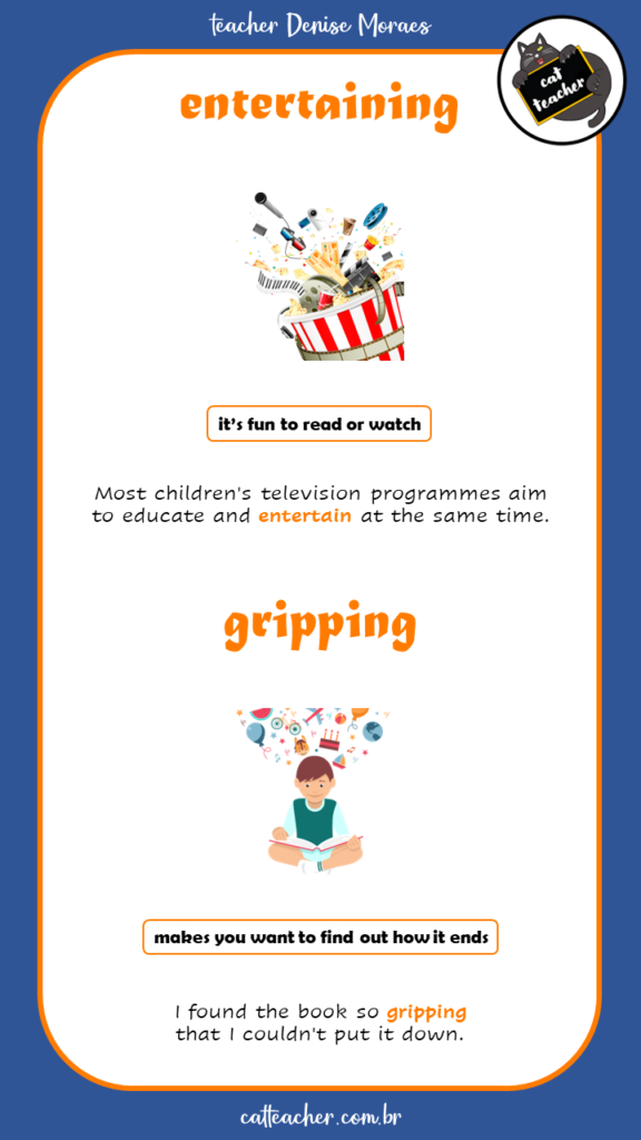 adjectives describing stories2 | Cat Teacher